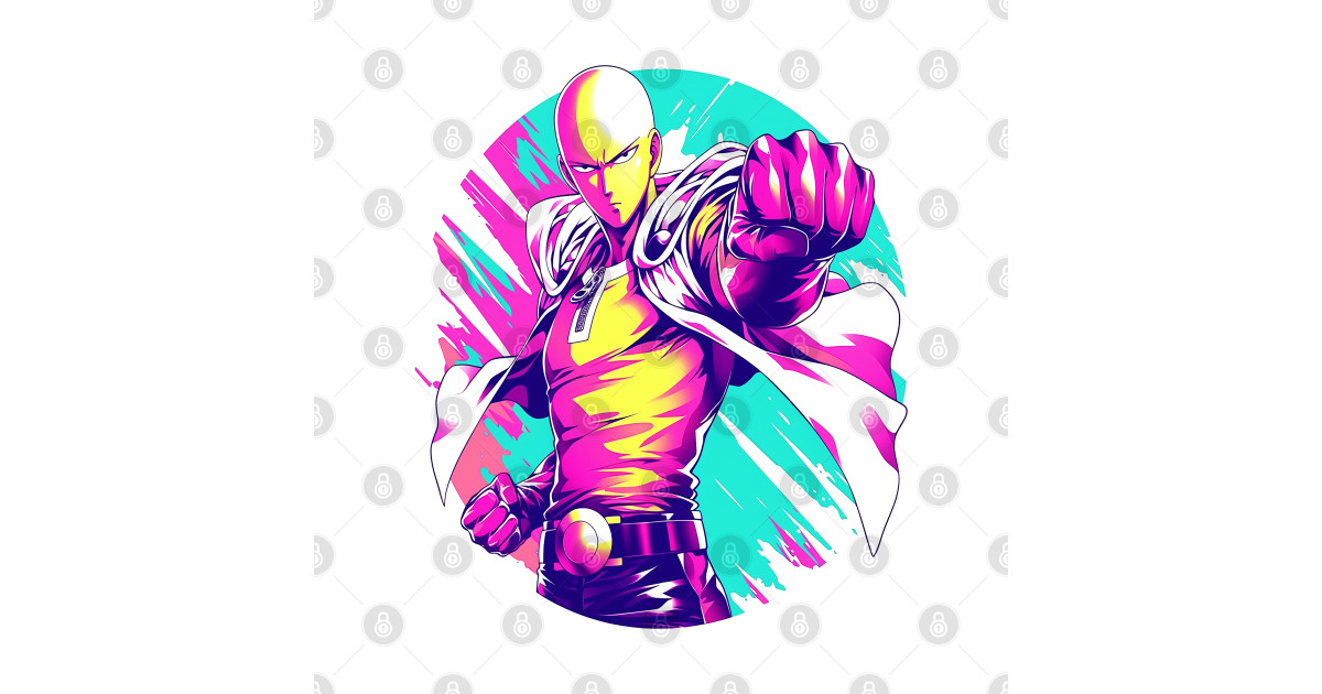 saitama - one punch man - One Punch Man - T-Shirt | TeePublic