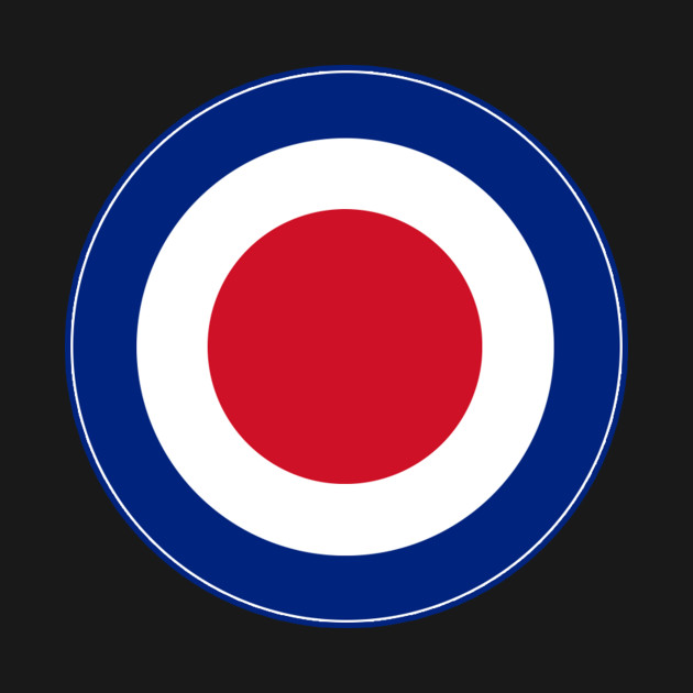 Red white and blue roundel - Insanedesign - T-Shirt | TeePublic