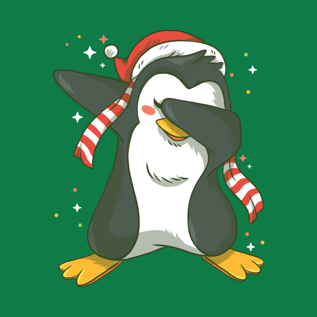 Cute Dabbing Penguin Dab Dance Christmas T-Shirt - Penguin - Kids T ...