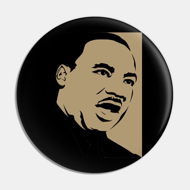 Martin Luther King Jr - Martin Luther King Jr - Pin | TeePublic
