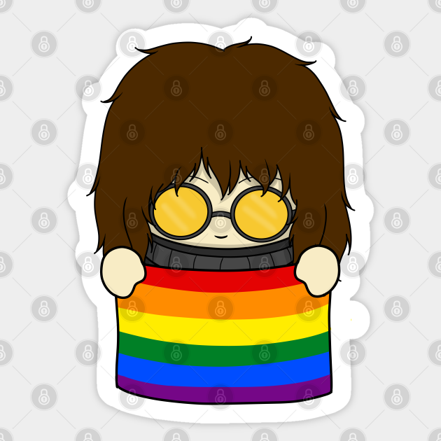 creepypasta pride chibi ticci toby - Creepypasta - Sticker | TeePublic