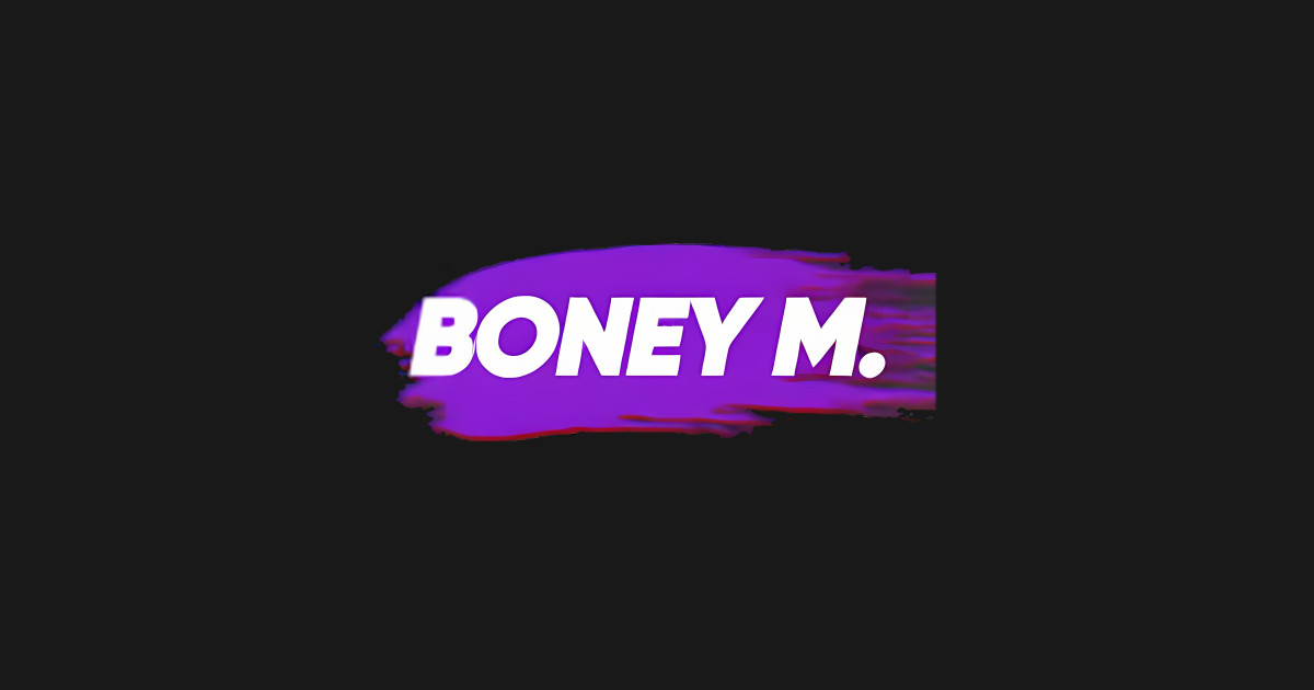 Boney M Retro Disco Logo - Boney M - T-Shirt | TeePublic