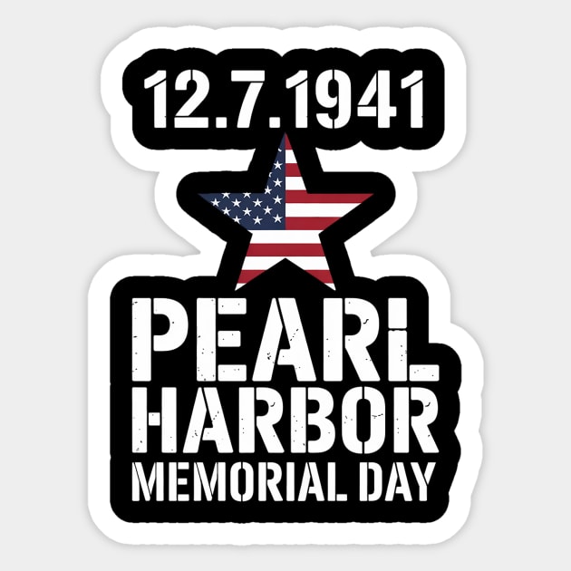 Pearl Harbor Memorial Day - Memorial Day - Sticker | TeePublic