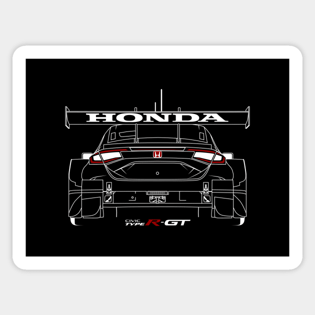 Civic Type R GT - Type R - Sticker | TeePublic