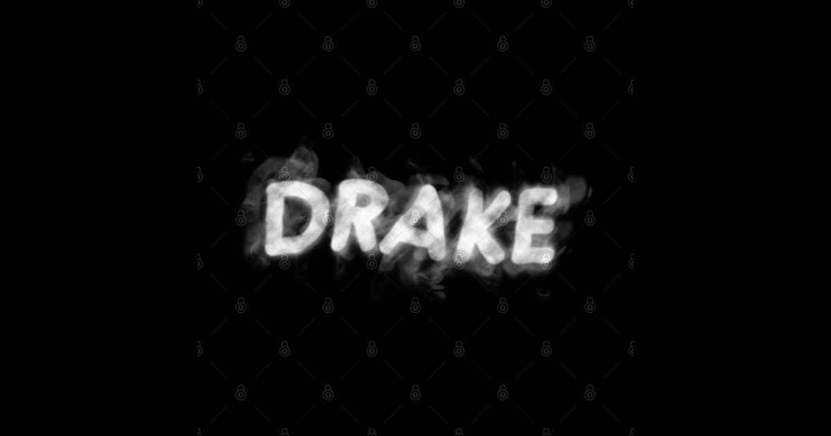 DRAKE - Smoke Effect - Rapper - Sticker | TeePublic