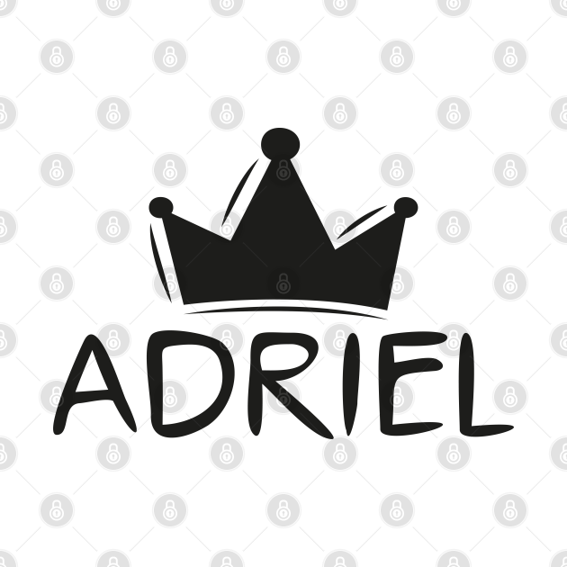Adriel name, Sticker design. - Adriel - T-Shirt | TeePublic