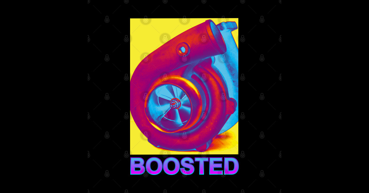 Turbo Heat - Boosted - Sticker | TeePublic