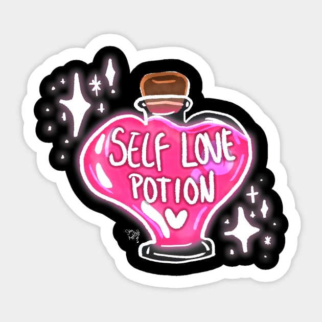 Self Love Potion - Self Love Potion - Sticker | TeePublic