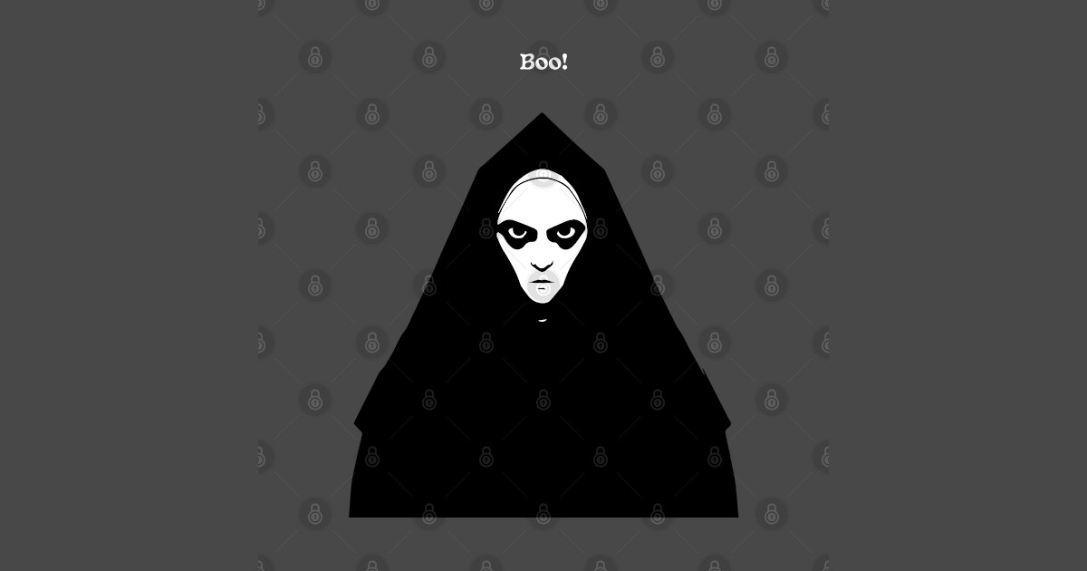 Halloween Scary Nun Illustration Nun T Shirt Teepublic