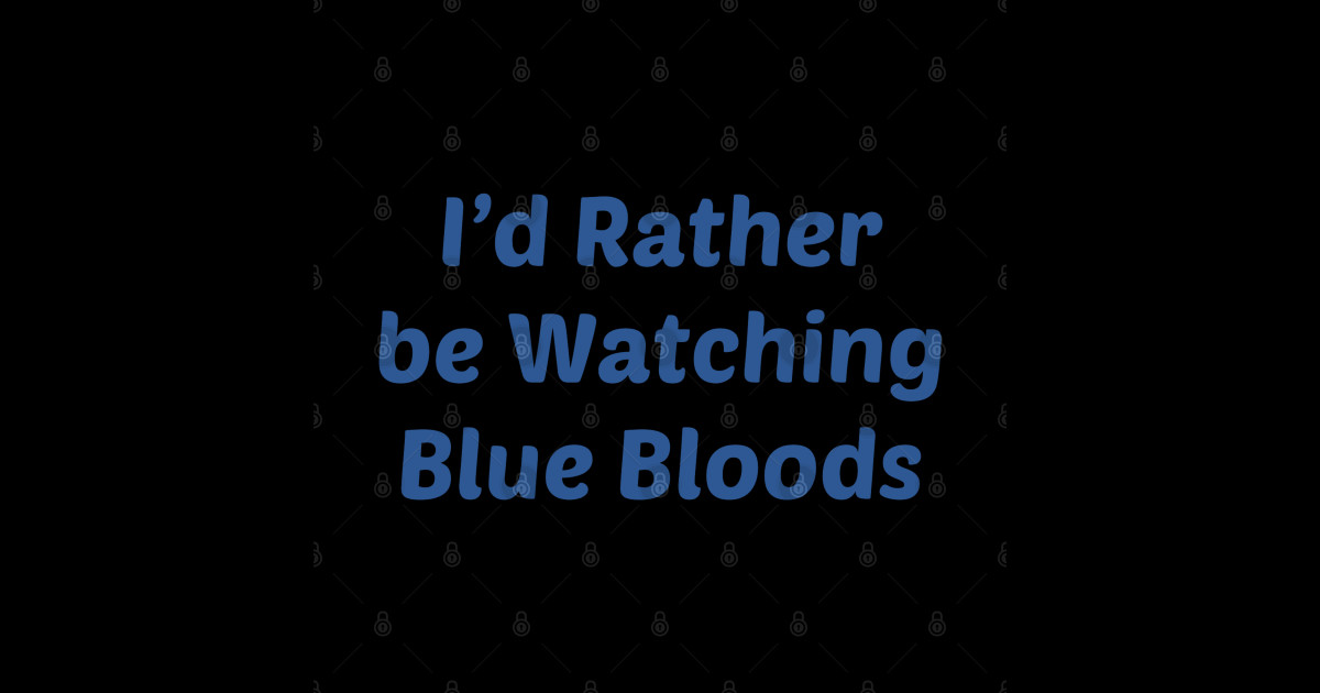Blue Bloods - Blue - Sticker | TeePublic