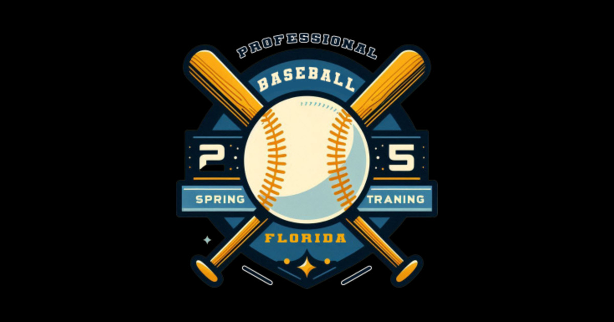 Spring T 2025 Florida Baseball Fever - Professional Baseball - Sticker ...