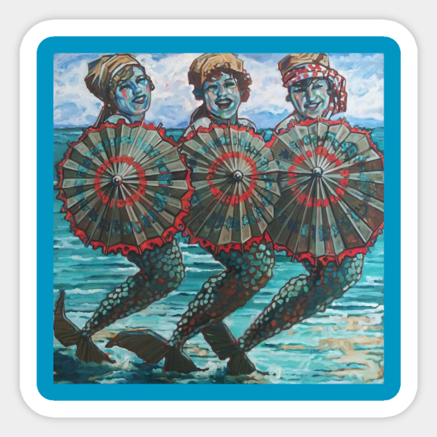 3 Mermaids - Mermaids - Sticker | TeePublic