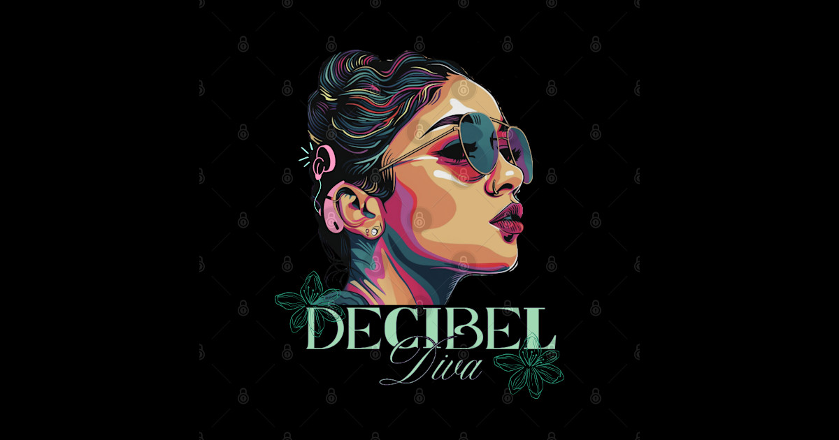 Decibel Diva | Cochlear Implant | Deaf Tshirt - Cochlear Implant ...
