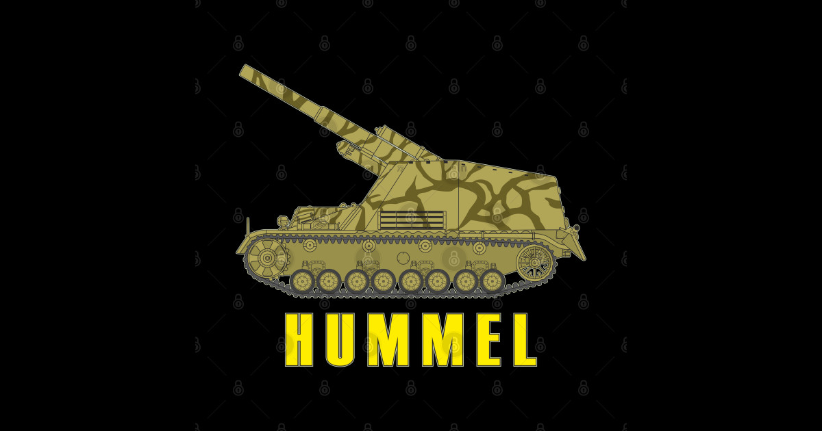 German self-propelled guns WW2 Hummel - Ww2 - Sticker | TeePublic