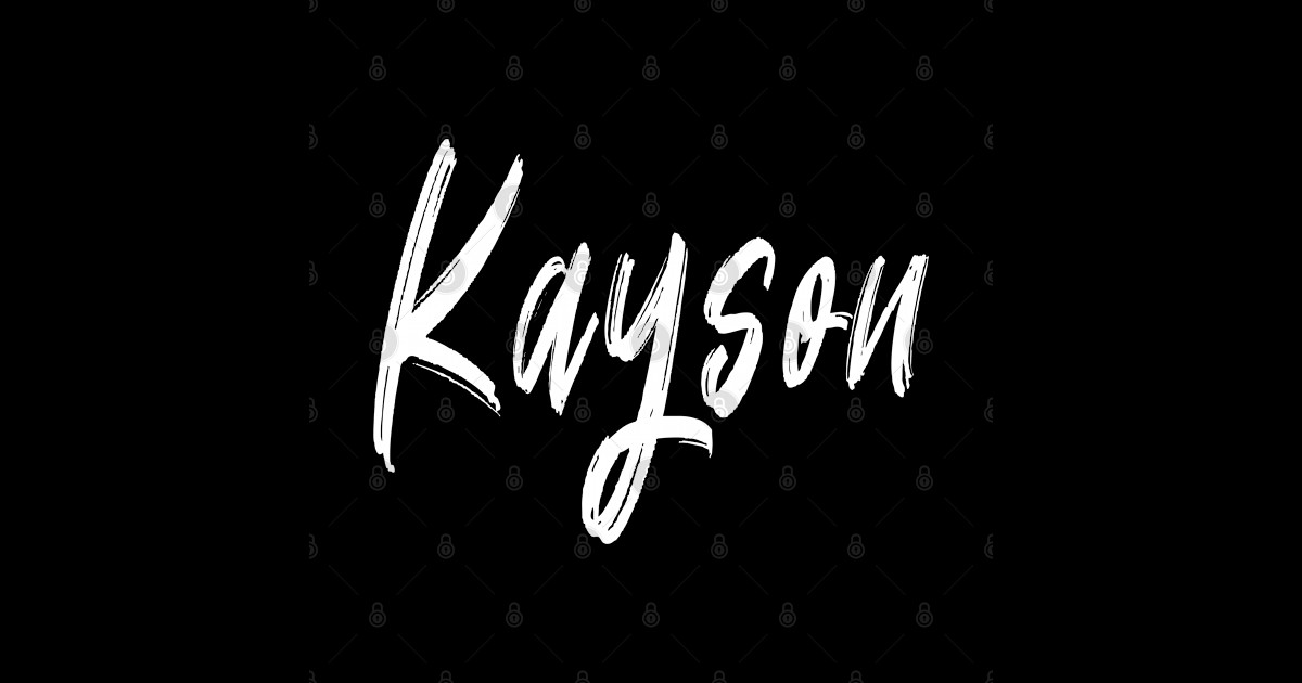 Name Boy Kayson - Name Boy - Sticker | TeePublic