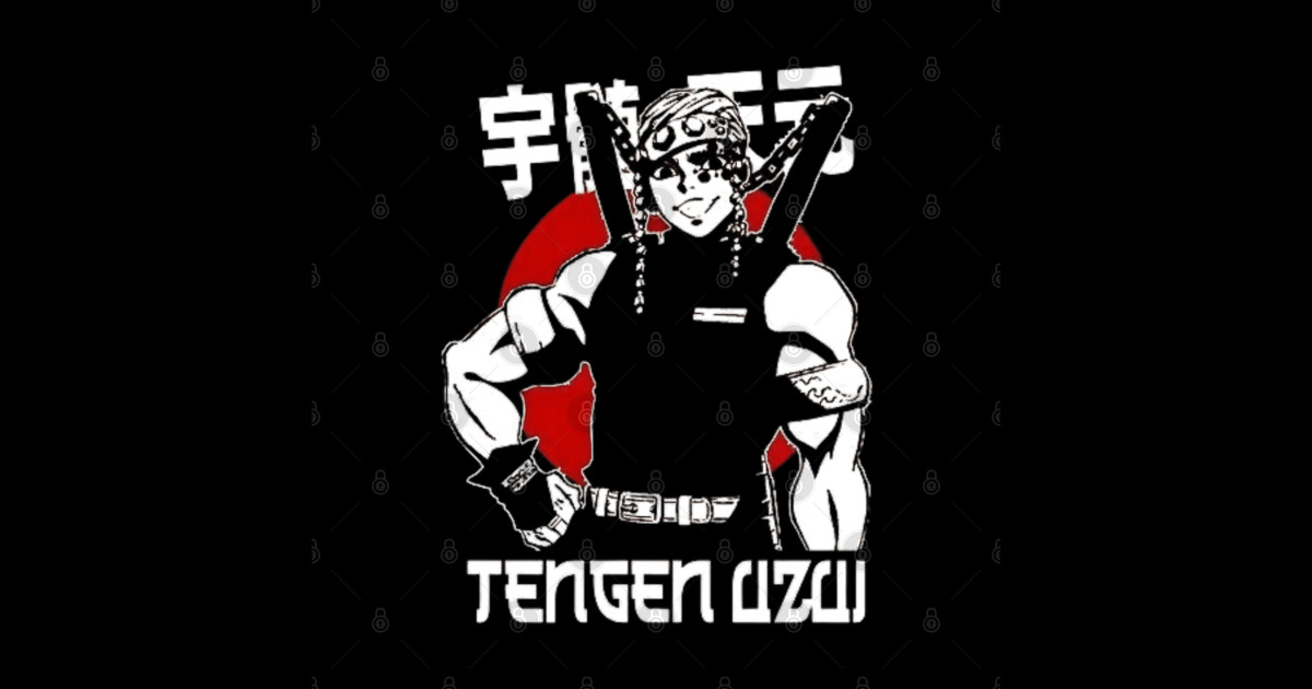Uzui Tengen Kimetsu No Yaiba - Uzui Tengen - Pin | TeePublic