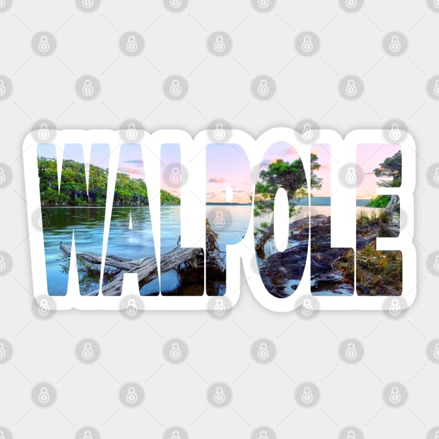 WALPOLE - Western Australia Nornalup Inlet - Walpole - Sticker | TeePublic