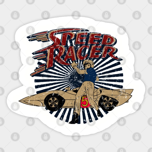 Vintage Go Speed Racer Go Go!!! 80s classic - Speed Racer - Sticker ...