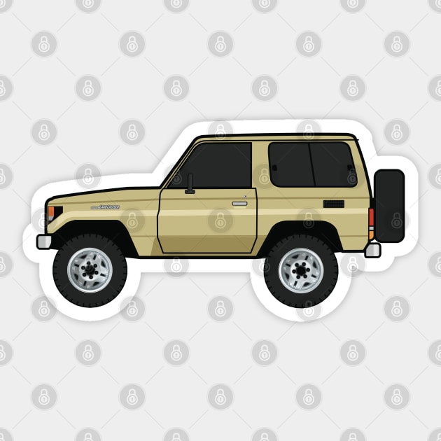 Land Cruiser BJ70 (machito) shorty sand stock - Toyota - Sticker ...