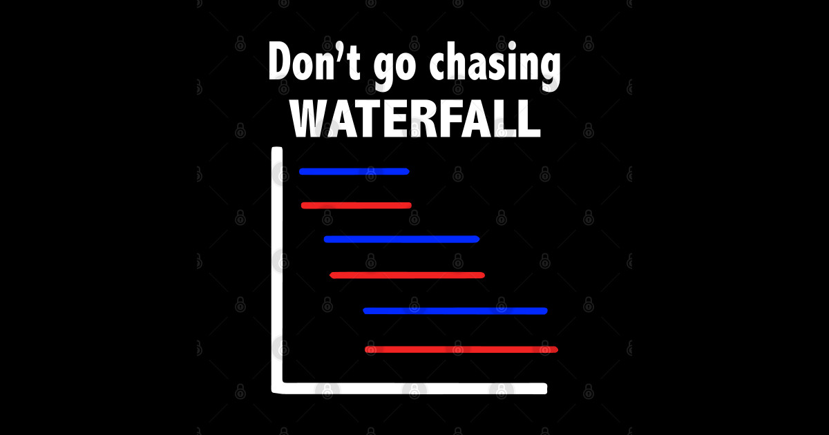 Funny Don't Go Chasing Waterfall - Dont Go Chasing Waterfall - Sticker | TeePublic