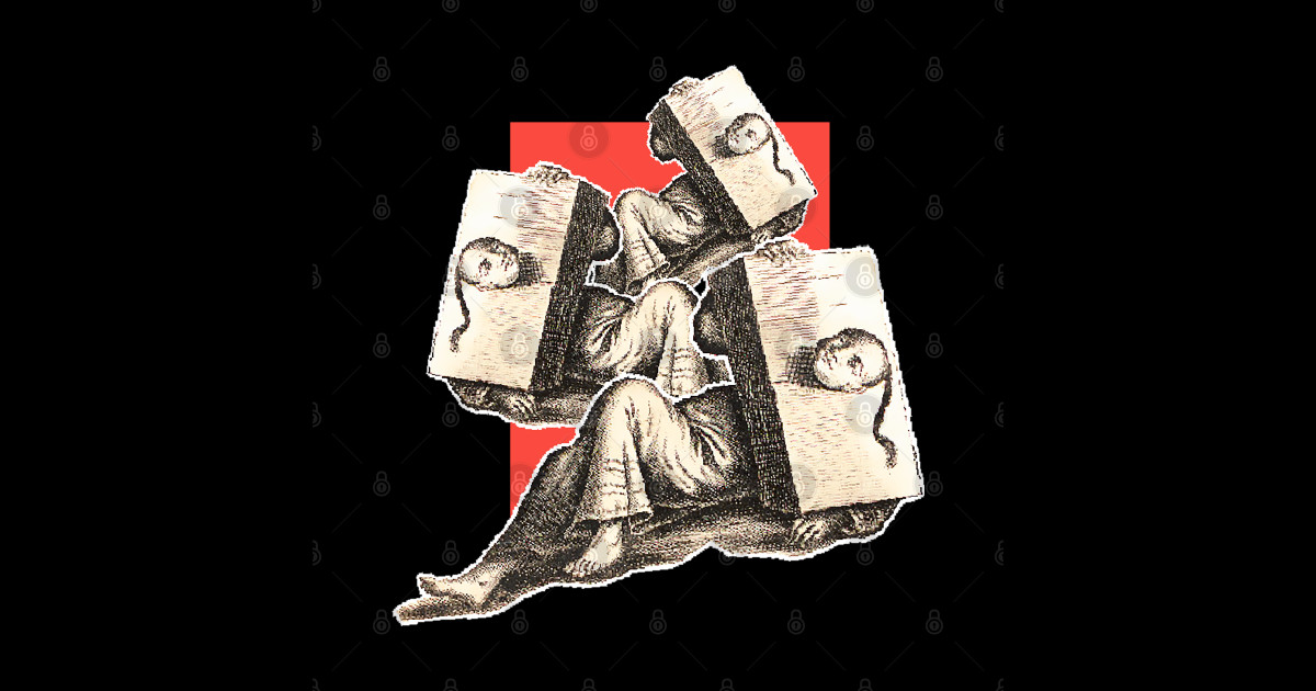 Carrying blame - Heavy punishment - China Punishment - Sticker | TeePublic