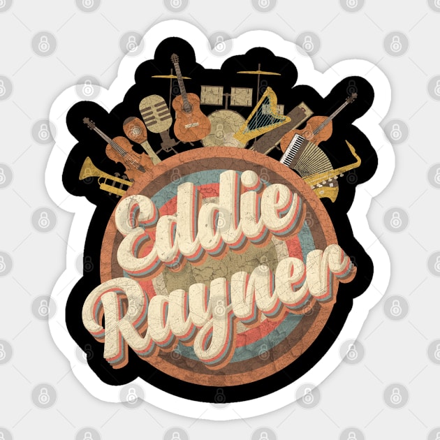 Eddie Rayner // Music Tour Vintage Retro - Eddie Rayner - Sticker ...