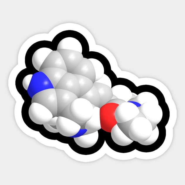 LSD Molecule Chemistry - Lsd - Sticker | TeePublic