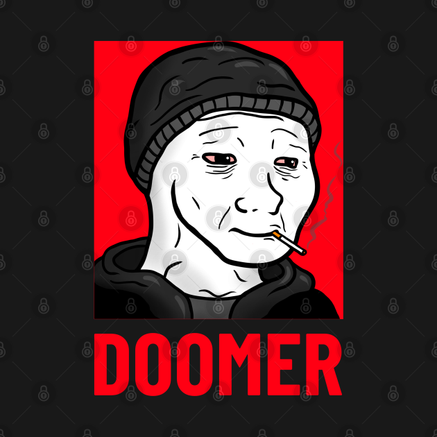 Doomer Wojak Meme Apparel - Doomer - Hoodie | TeePublic