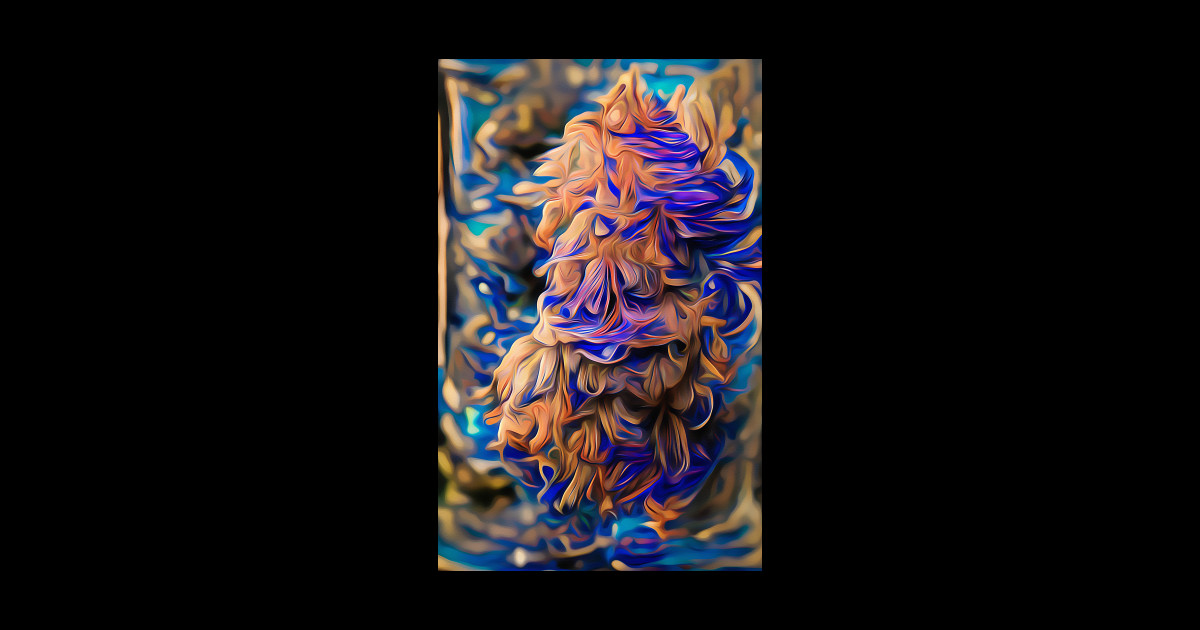 Blue Bolstered Dripping Nug Bud Weed Cannabis - Nugs - Magnet | TeePublic