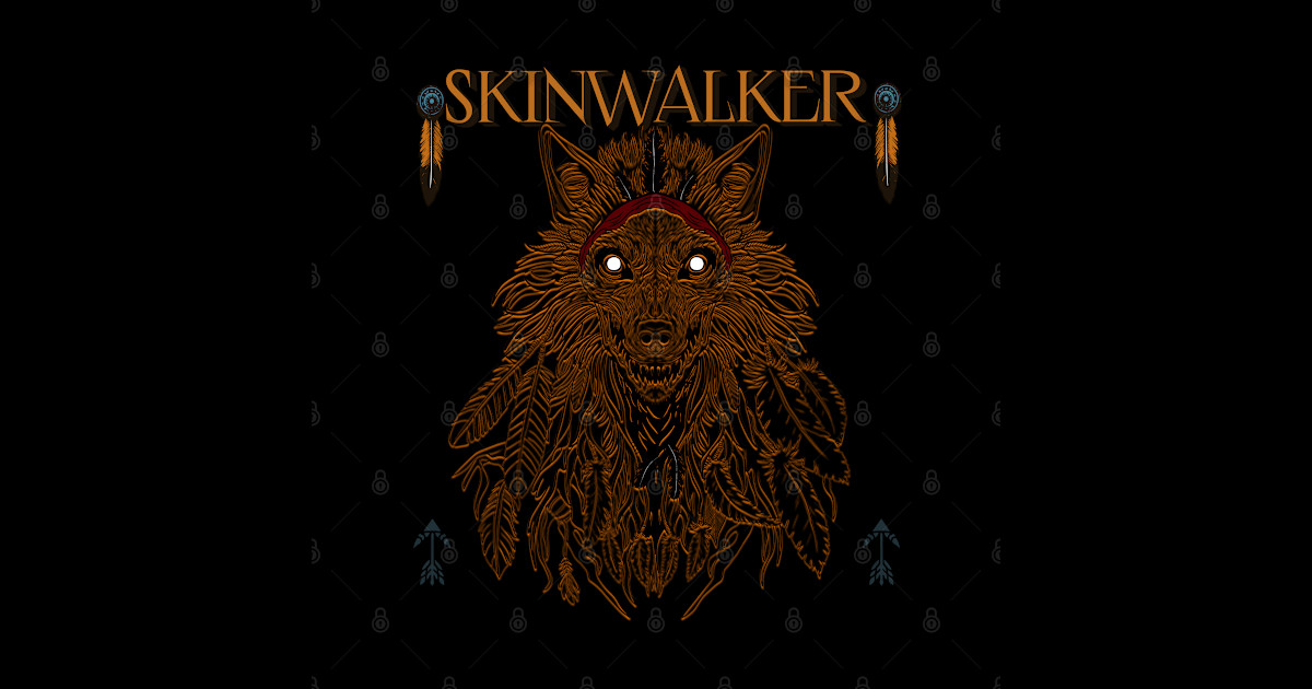 Path of the Skinwalker - Dire Wolf Spirit Illustration - Skinwalker ...