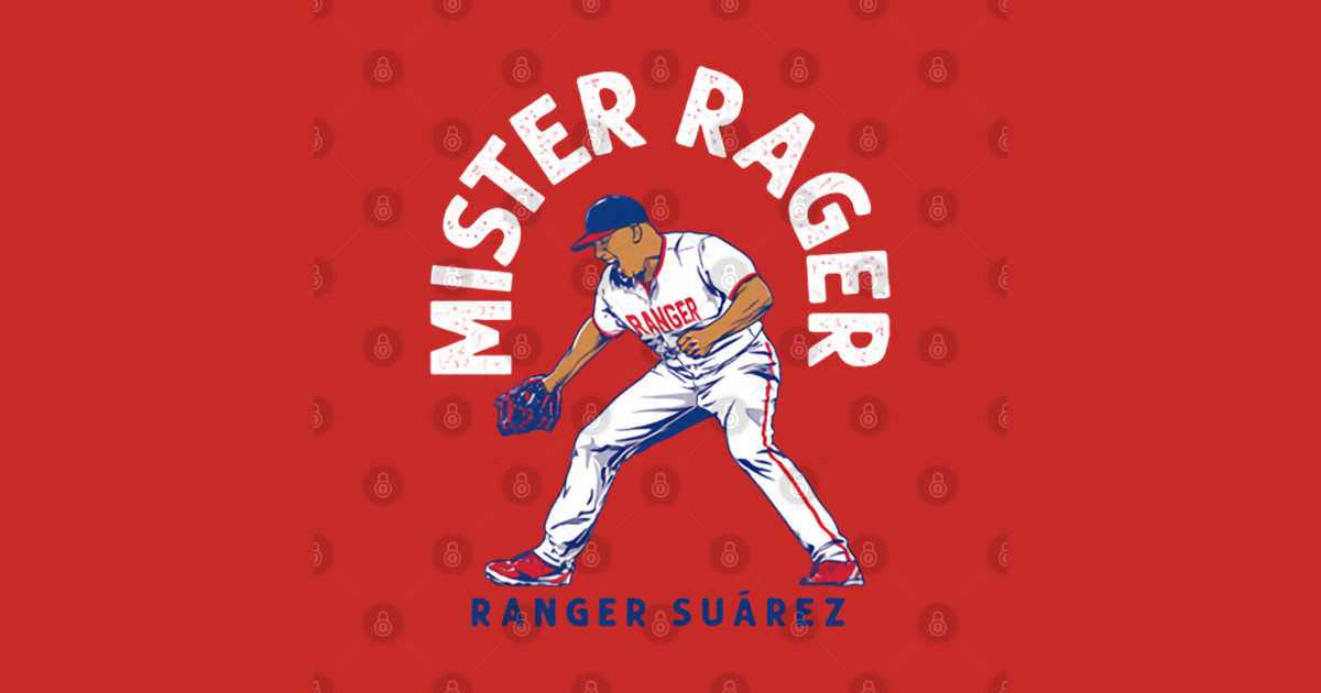 Ranger - Suarez Mr. Rager - Baseball - T-Shirt | TeePublic