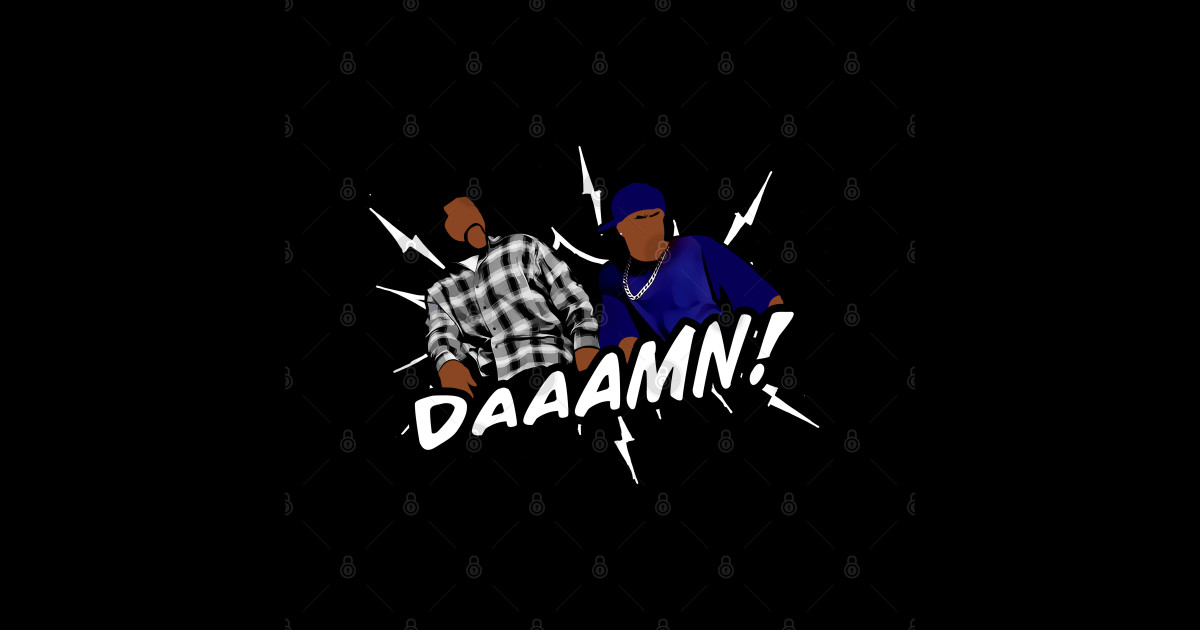 Friday - Damn - Sticker | TeePublic