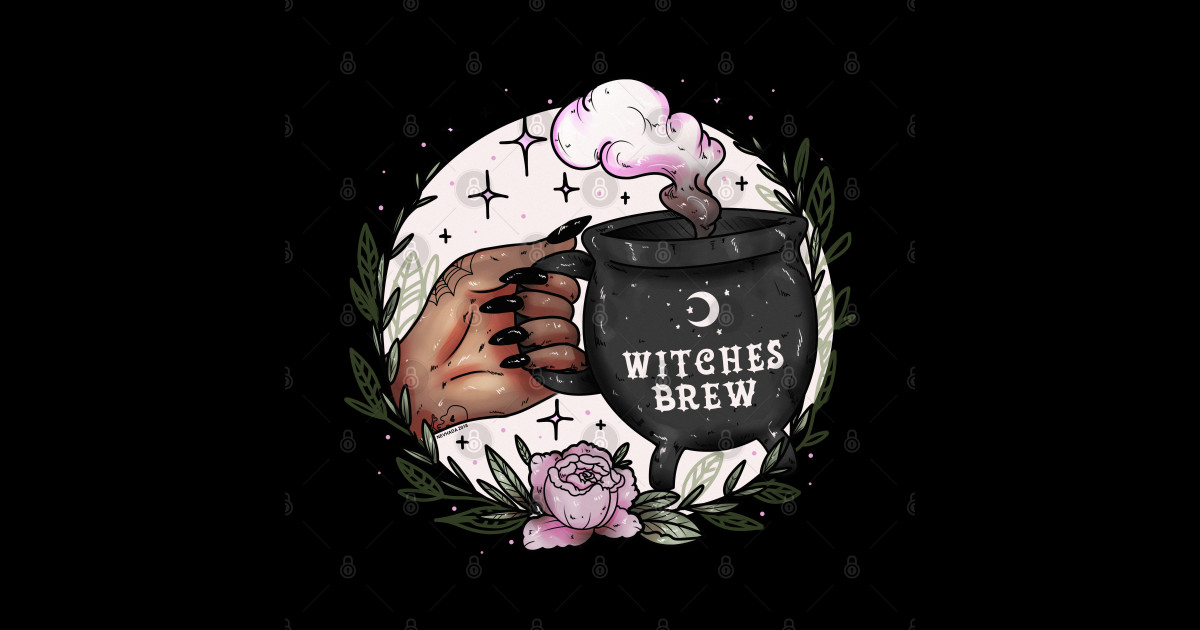 Witches Brew - Witchy Art - Sticker | TeePublic