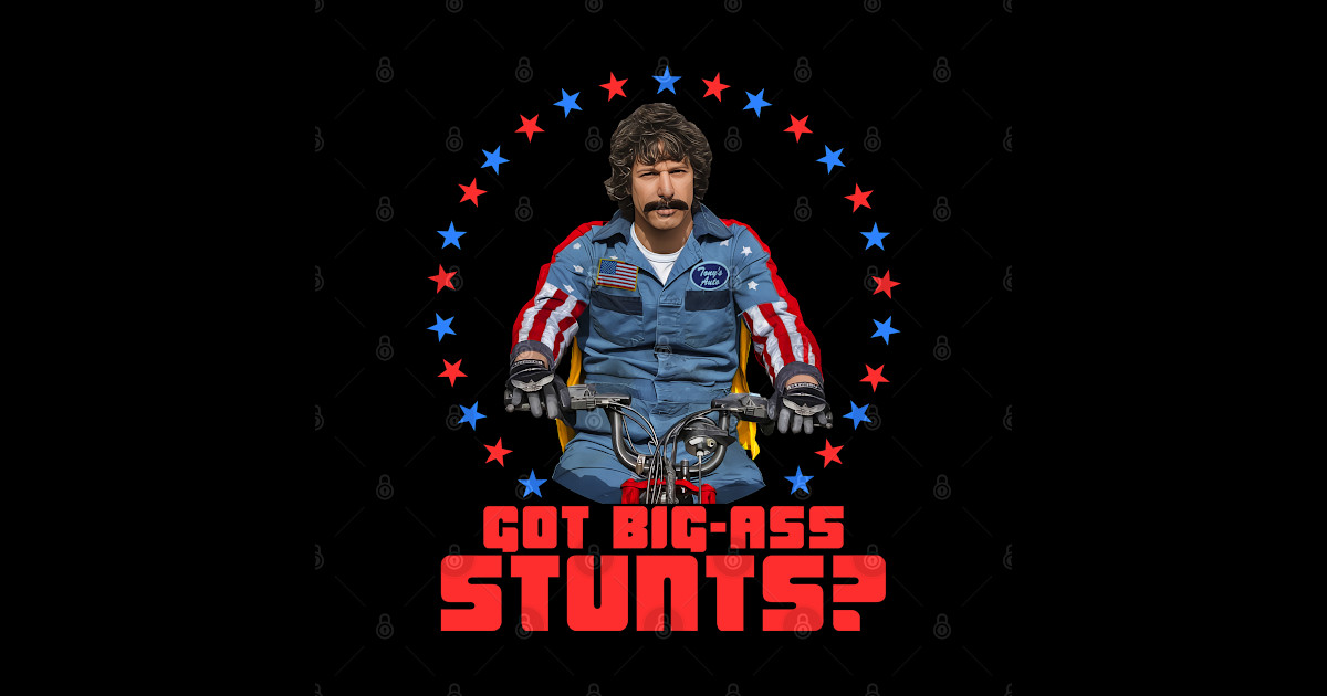 Got Big-Ass Stunts? Hot Rod Kimble - Hot Rod - Sticker | TeePublic