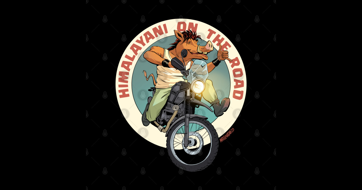 Himalayan Royal Enfield group - Motorcycle - Posters and Art Prints ...
