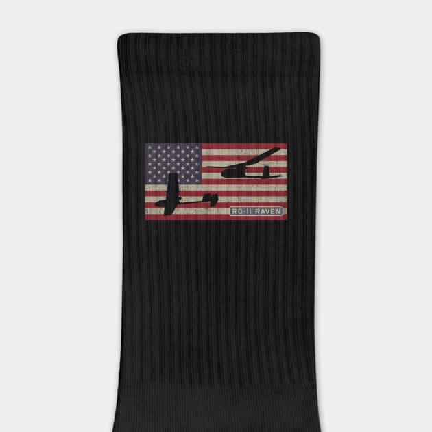 RQ-11 Raven Small Military UAV Drone American Flag Gift - Rq 11 Raven ...