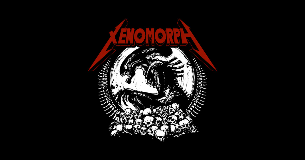 Xenomorph - Alien Metal - Xenomorph - Sticker | TeePublic