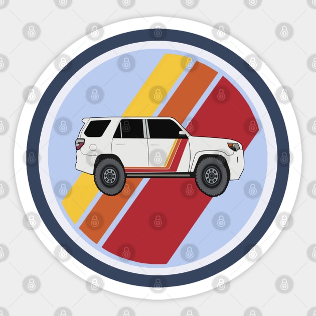 Heritage Stripes 4runner - 4runner - Sticker | TeePublic
