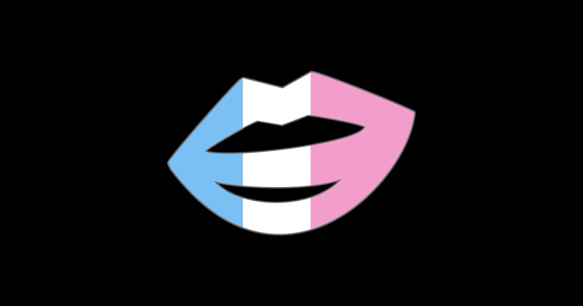 Trans Kiss - Trans - Sticker | TeePublic