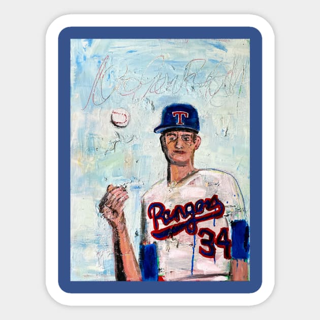 Nolan Ryan - Nolan Ryan - Sticker | TeePublic
