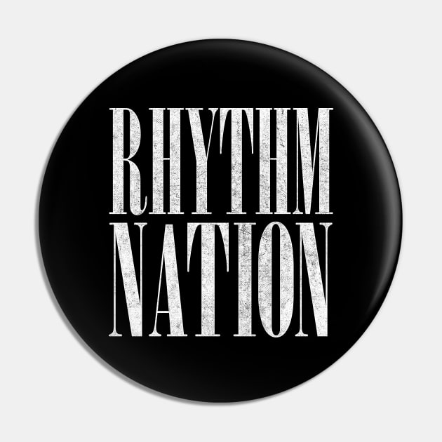 Rhythm Nation / 80s Aesthetic Typography Design - Rhythm Nation - Pin ...