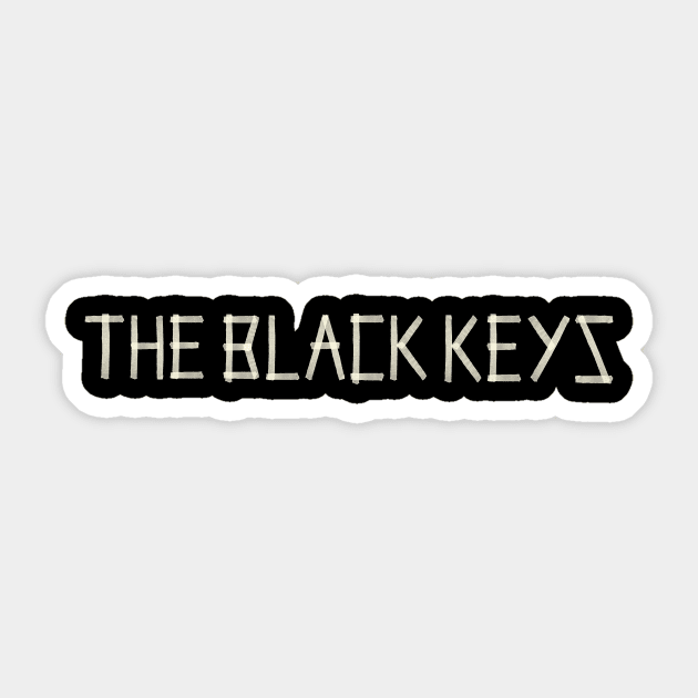 The Black Keys - Paper Tape - The Black Keys - Sticker | TeePublic