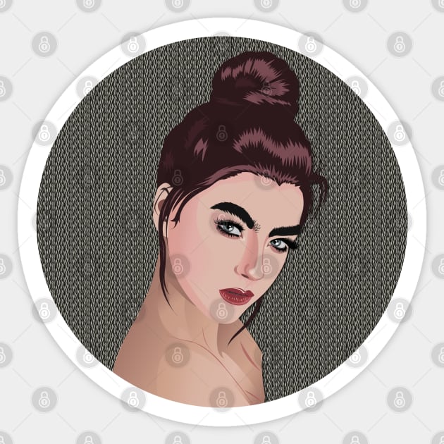 Hot & Sexy Girl - Beautiful Woman - Sticker | TeePublic