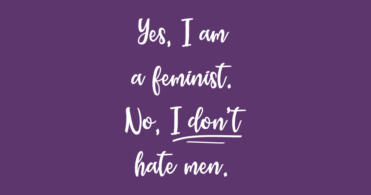 Yes I Am A Feminist No I Dont Hate Men Feminist Sticker