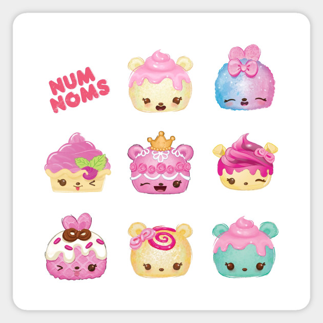 Num Noms - Num Noms - Sticker | TeePublic