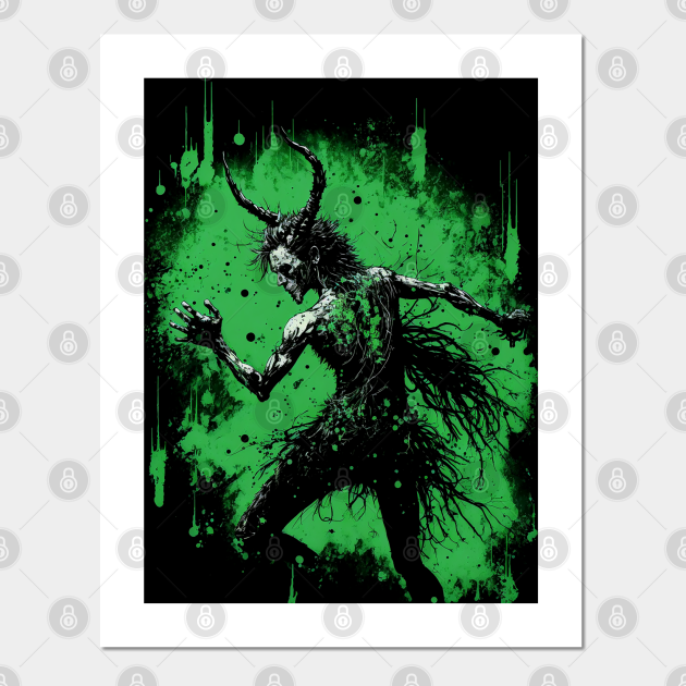 Mörk Borg Bestiary - Satyr Poster - Mork Borg - Posters and Art Prints ...