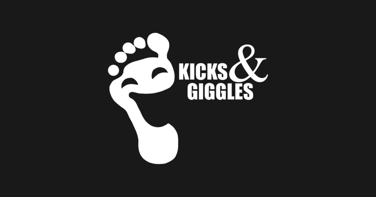 Kicks And Giggles White Kicks And Giggles Autocollant Teepublic Fr