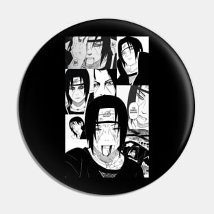 Itachi Uchiha Sharinggan Naruto Anime Pins and Buttons for Sale | TeePublic