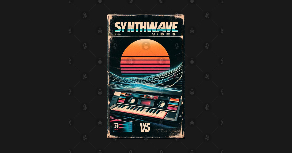 Synthwave Vibes - Vhs - T-Shirt | TeePublic