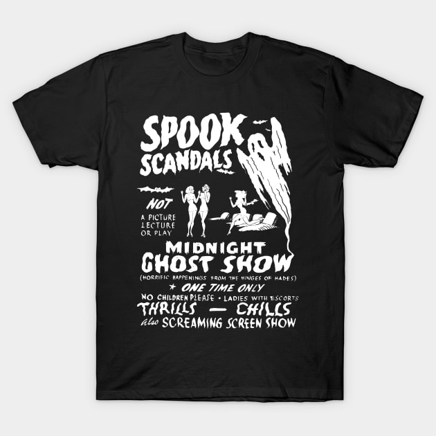 Midnight Ghost Show - Spook Show - T-Shirt | TeePublic
